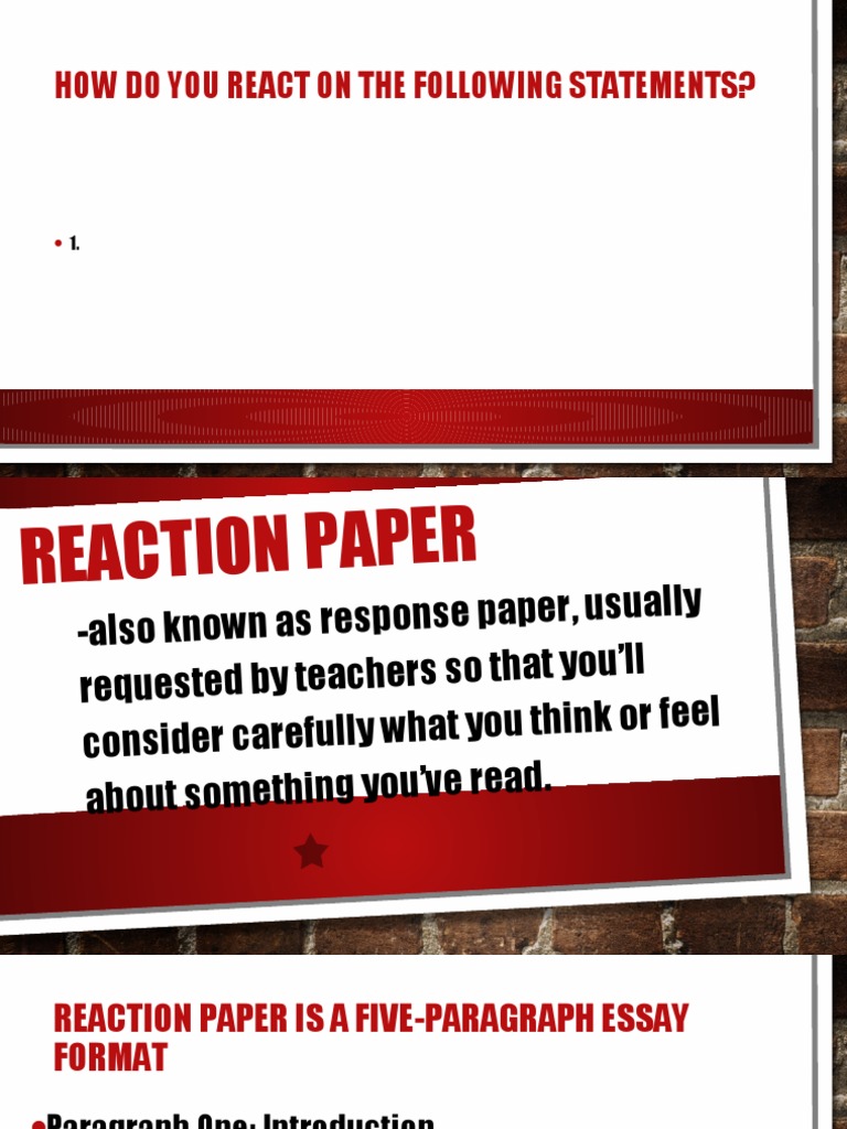 Reaction Paper | PDF | Essays | Cognitive Science