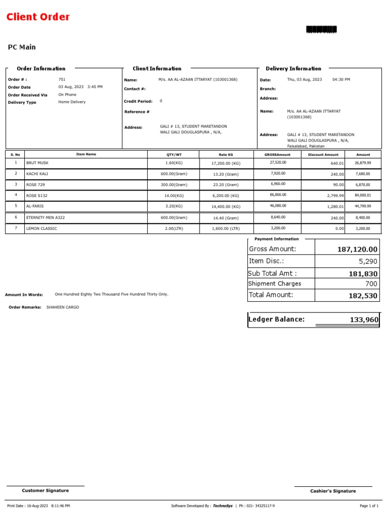 Test Invoice | PDF | Service Industries | Business