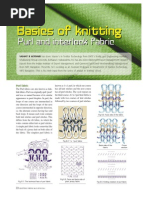 Knitting Basics for Textile Enthusiasts | PDF | Knitting | Textiles