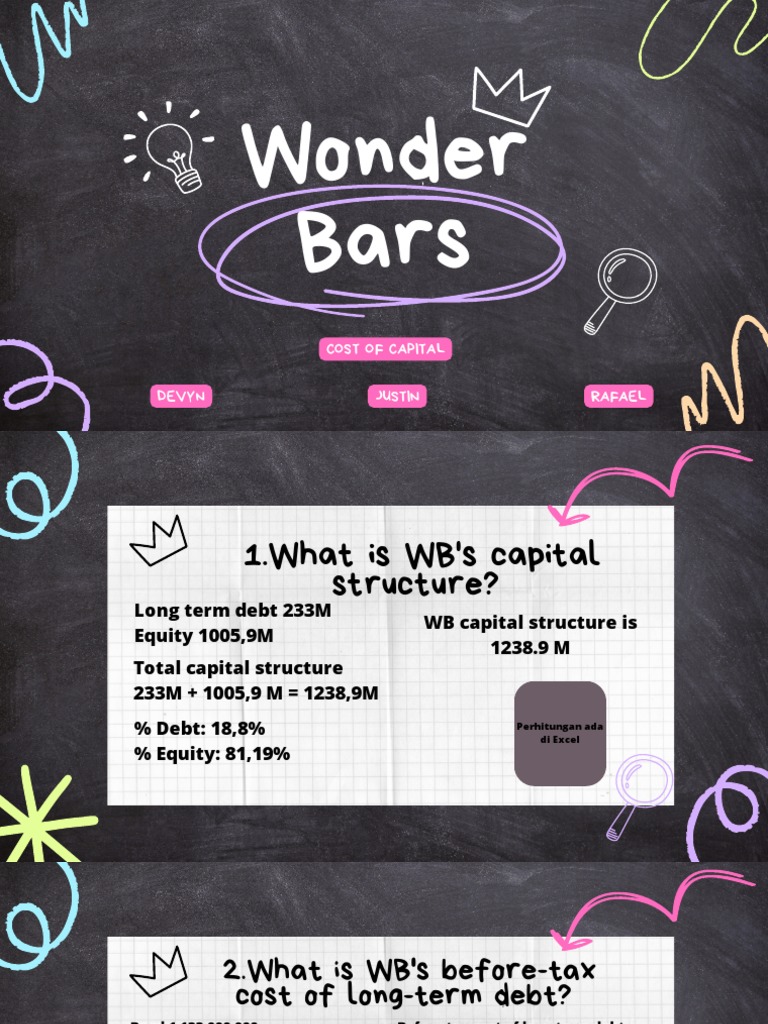 Struktur Modal dan Biaya Modal Wonder Bars | PDF