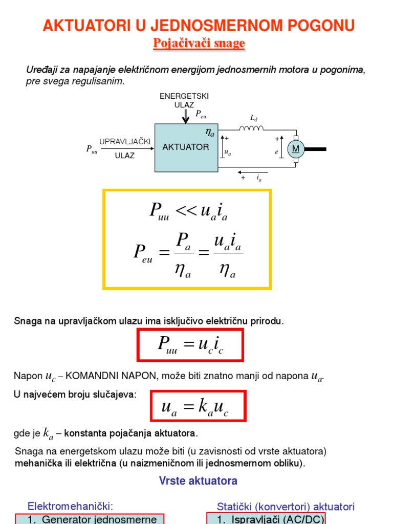 5 DC Aktuatori | PDF