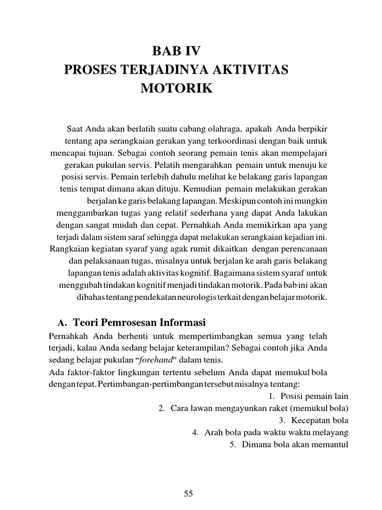 Motorik Bab 4-5 | PDF