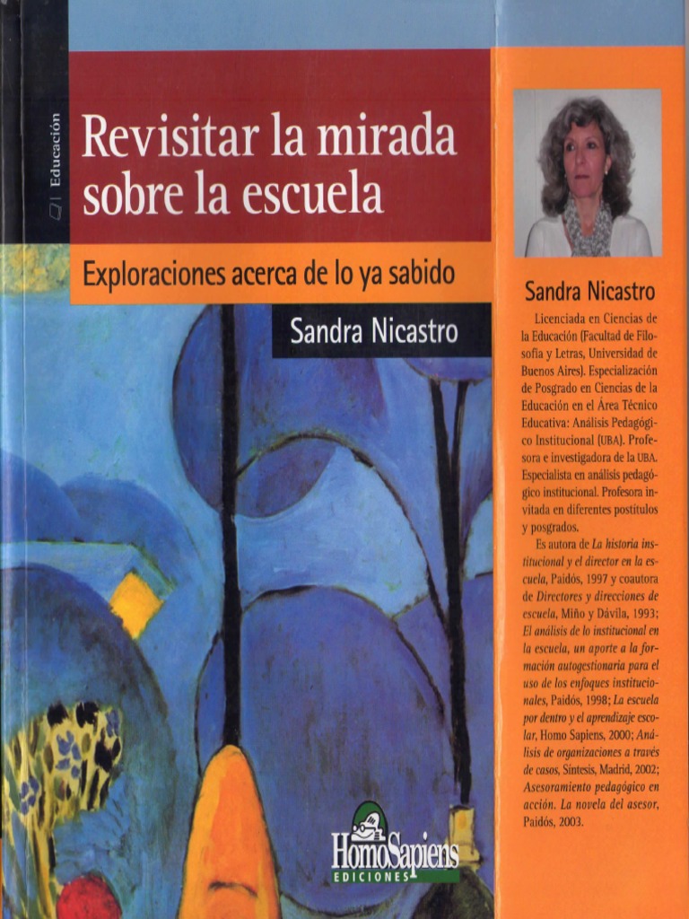 Nicastro Revisitar La Mirada Sobre La Escuela PDF | PDF