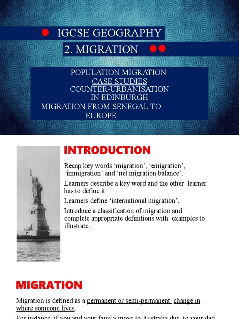 Migration | PDF | Human Migration | Immigration