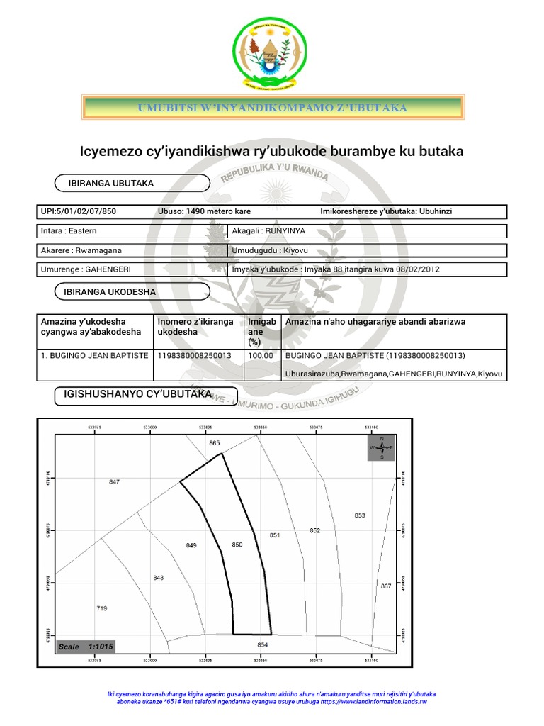 Bugingo Icyangombwa | PDF