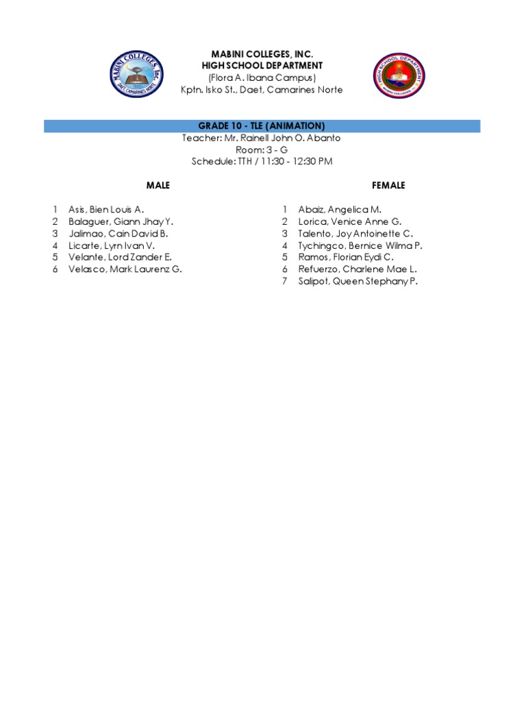 Grade 10 Tle Pdf