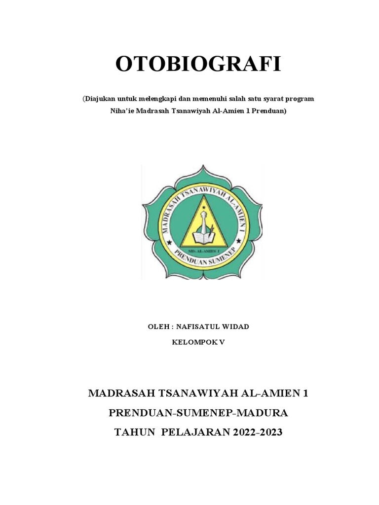 Otobiografi Nafisatul Widad 2022 | PDF | Kesehatan Holistik