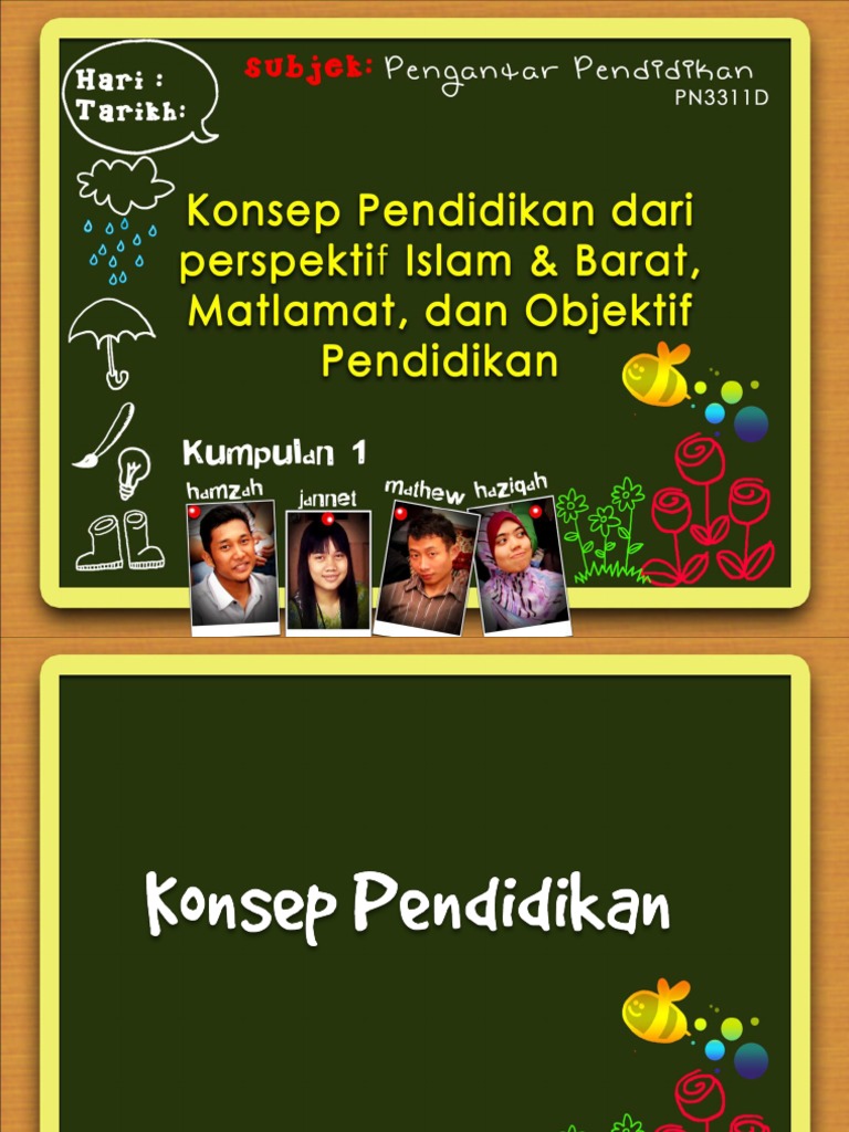 Konsep Pendidikan Dari Perspektif Islam Dan Barat - Matlamat & Objektif Pendidikan | PDF