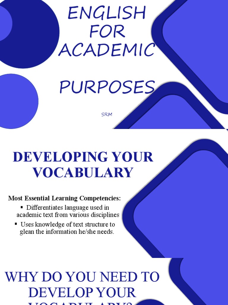 Academic Vocabulary Development Guide | PDF | Word | Adjective