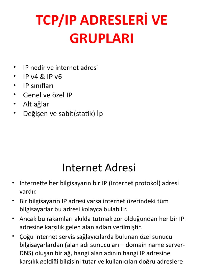 IP Nedir | PDF