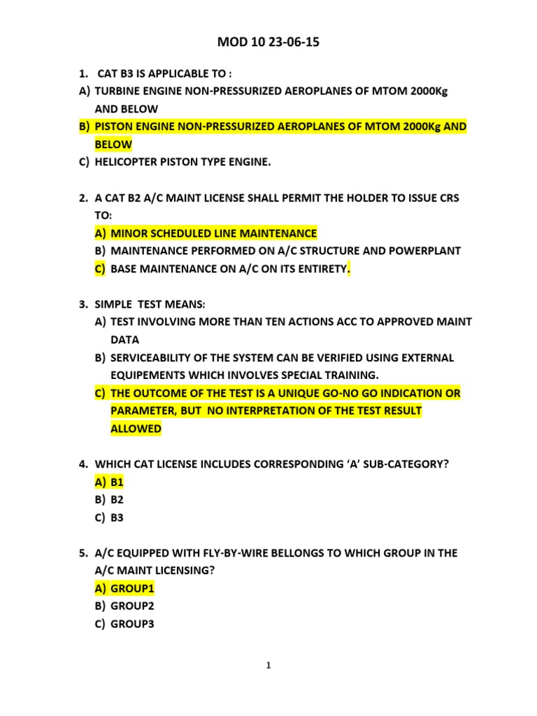 Mod 10 Exam MCQ | PDF
