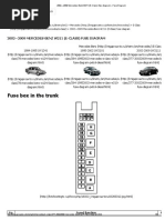 w211 Fuse Diagram 2002 2009 | PDF | Manual Transmission | Automatic Transmission