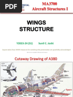 Spars and Stringers in Aircraft Wings | PDF | Spar (Aeronautics) | Fuselage