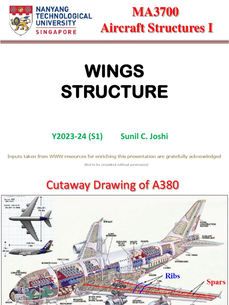 Aircraft Wing Structures Overview | PDF | Lift (Force) | Aileron