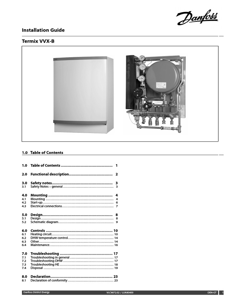 Installation Termix VVX-B | PDF