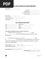 Vehicle Sale Affidavit Template | PDF