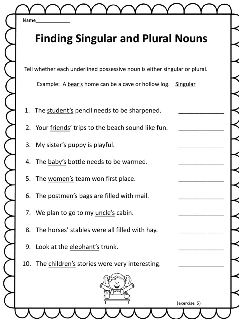 Finding Singular and Plural Nouns | PDF