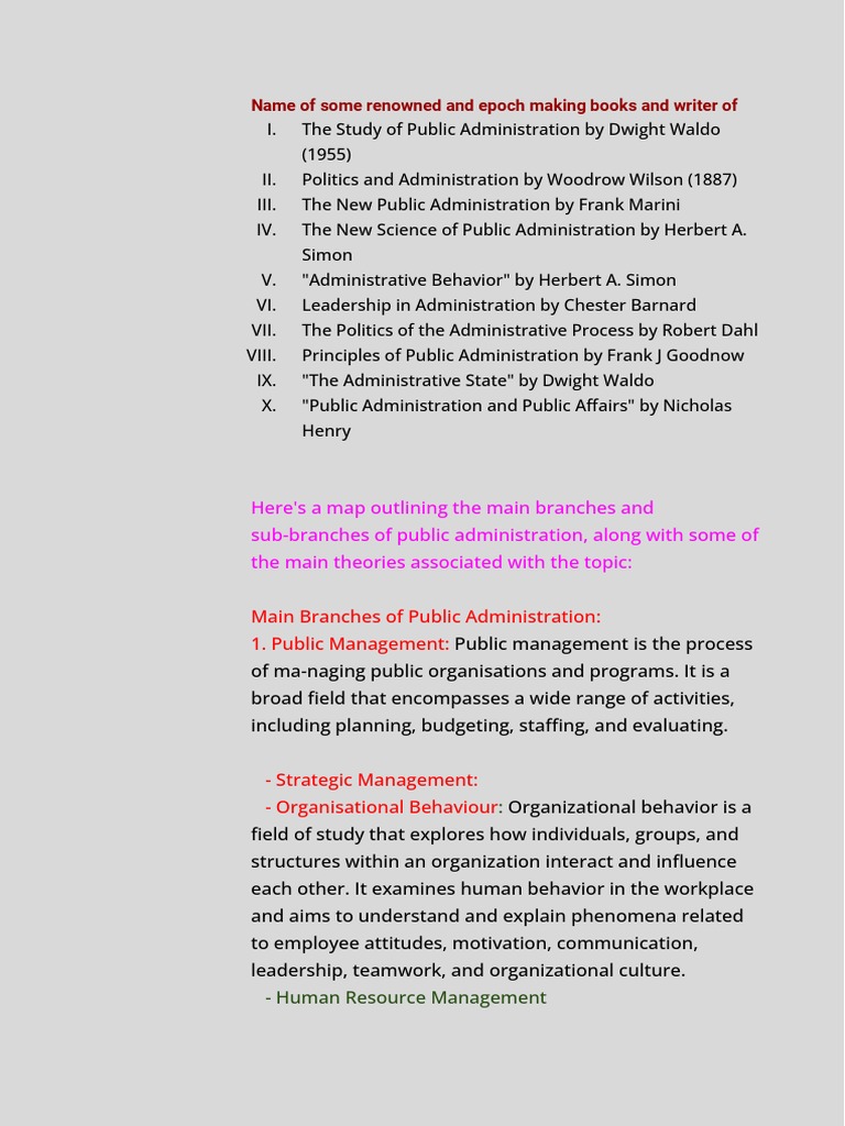 Viva (Public Administration) | PDF