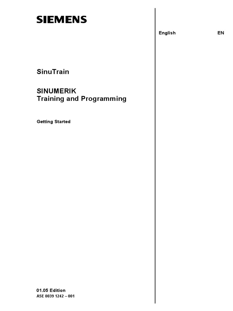 SinuTrain 0105 en | PDF | Computer Keyboard | Workstation