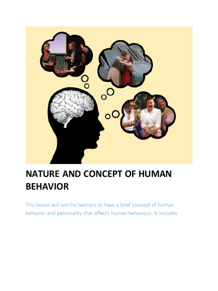 Nature and Concept of Human Behavior | PDF | Developmental Psychology ...