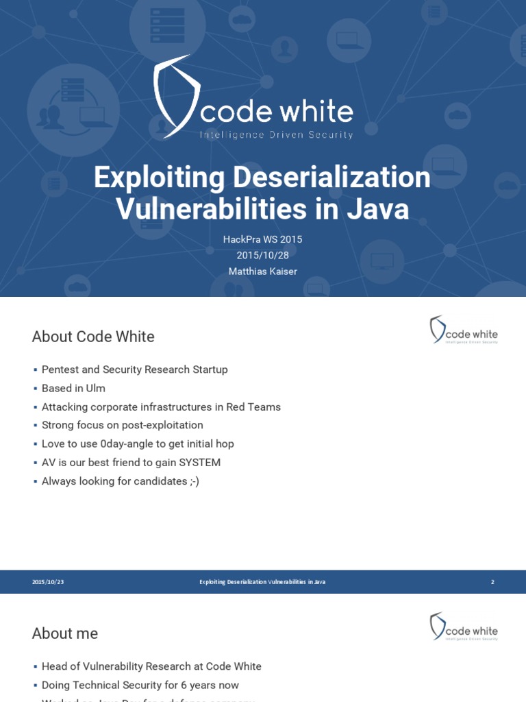 Exploiting Deserialization Vulnerabilities in Java | PDF Exploiting Deserialization Vulnerabilities in Java | PDF