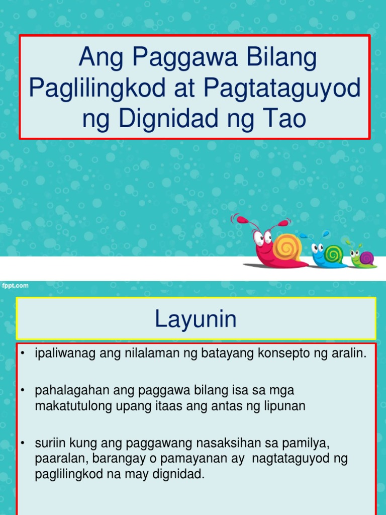 Week 3 - Paggawa | PDF