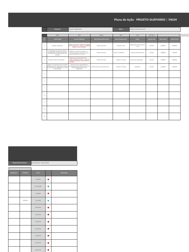 Plano de Ação Somach | PDF