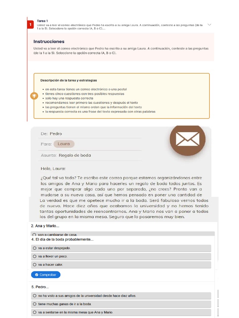 Dele A2 Texto | PDF