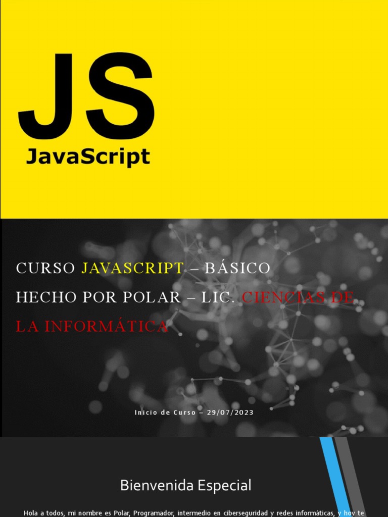 Javascript Básico (Cap 1) | PDF