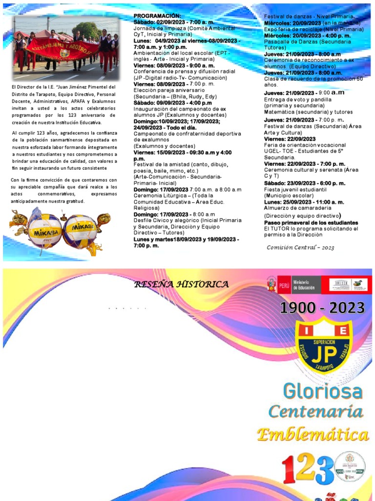 Triptico - 2023 | PDF