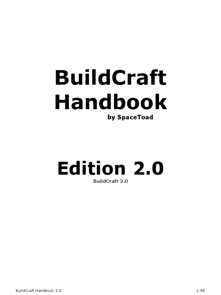 Build Craft | PDF | Minecraft | Engines
