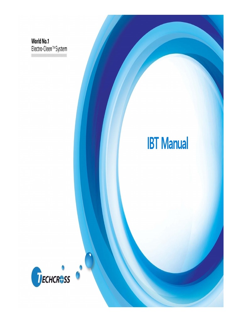 (Techcross) IBT Program Manual | PDF