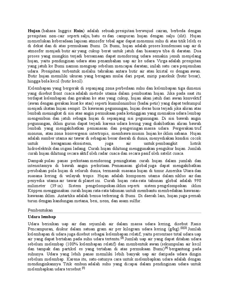 Hujan | PDF