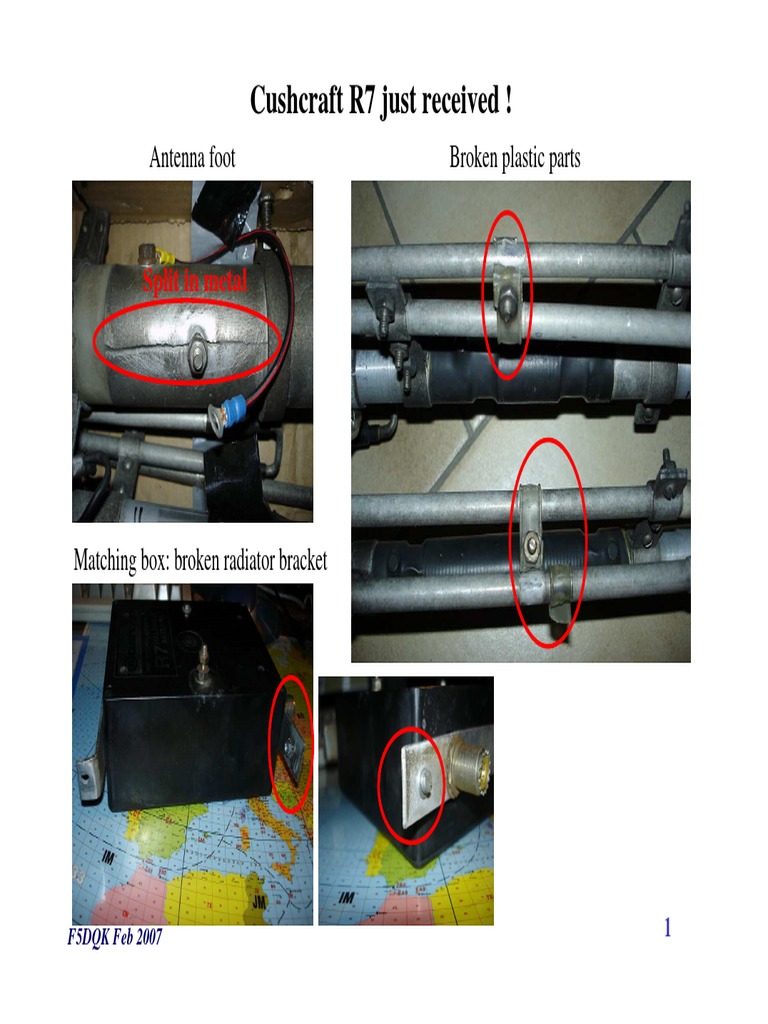 Cushcraft R7 Reparation - Eng | PDF | Inductor | Manufactured Goods
