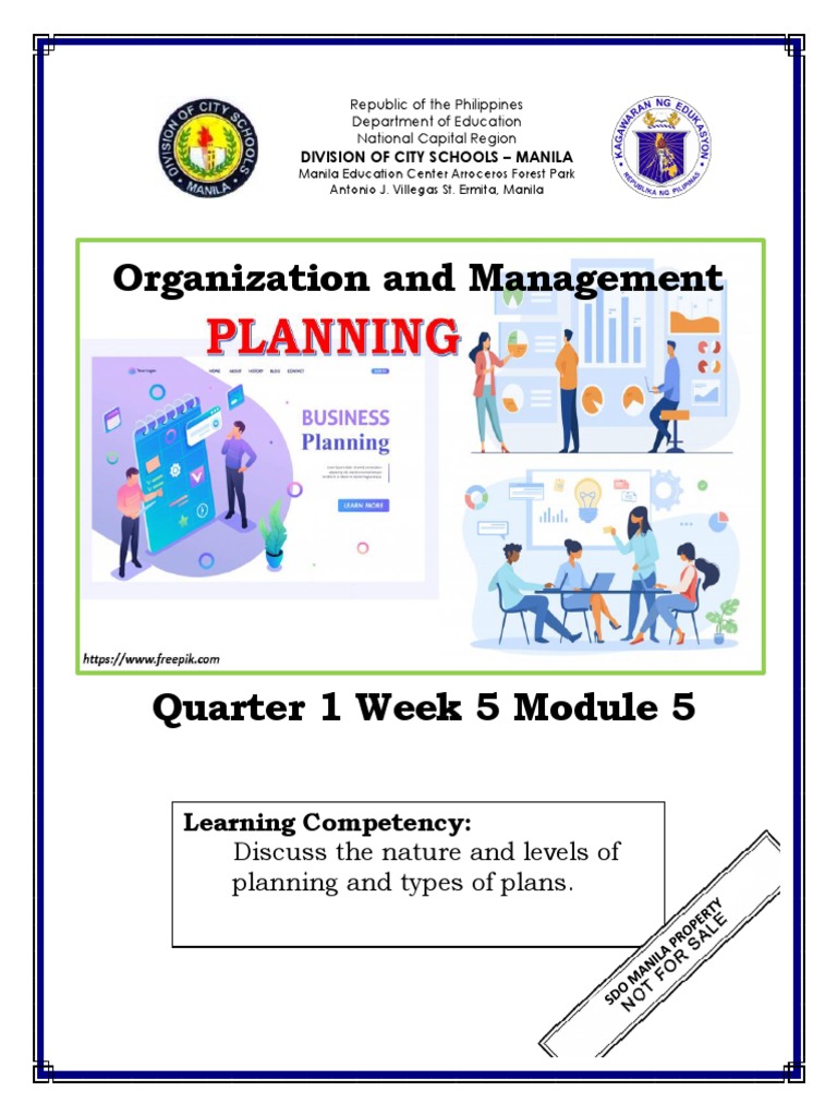 Understanding Planning in Management | PDF | Planning | Goal