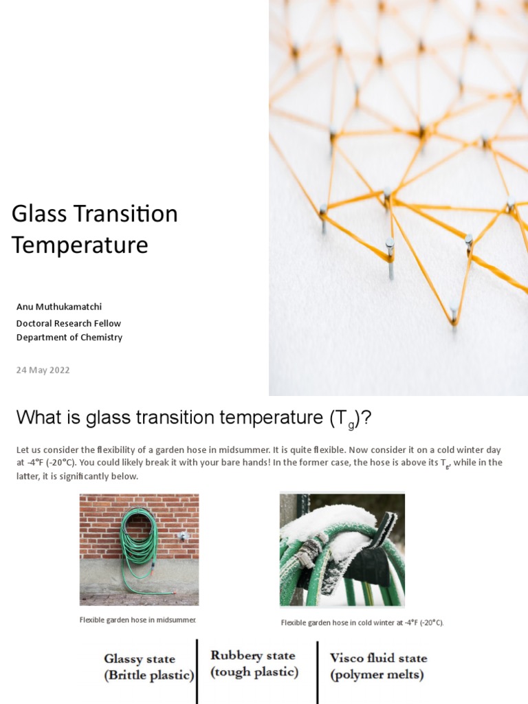 Glass Transition Temperature | PDF | Polymers | Copolymer