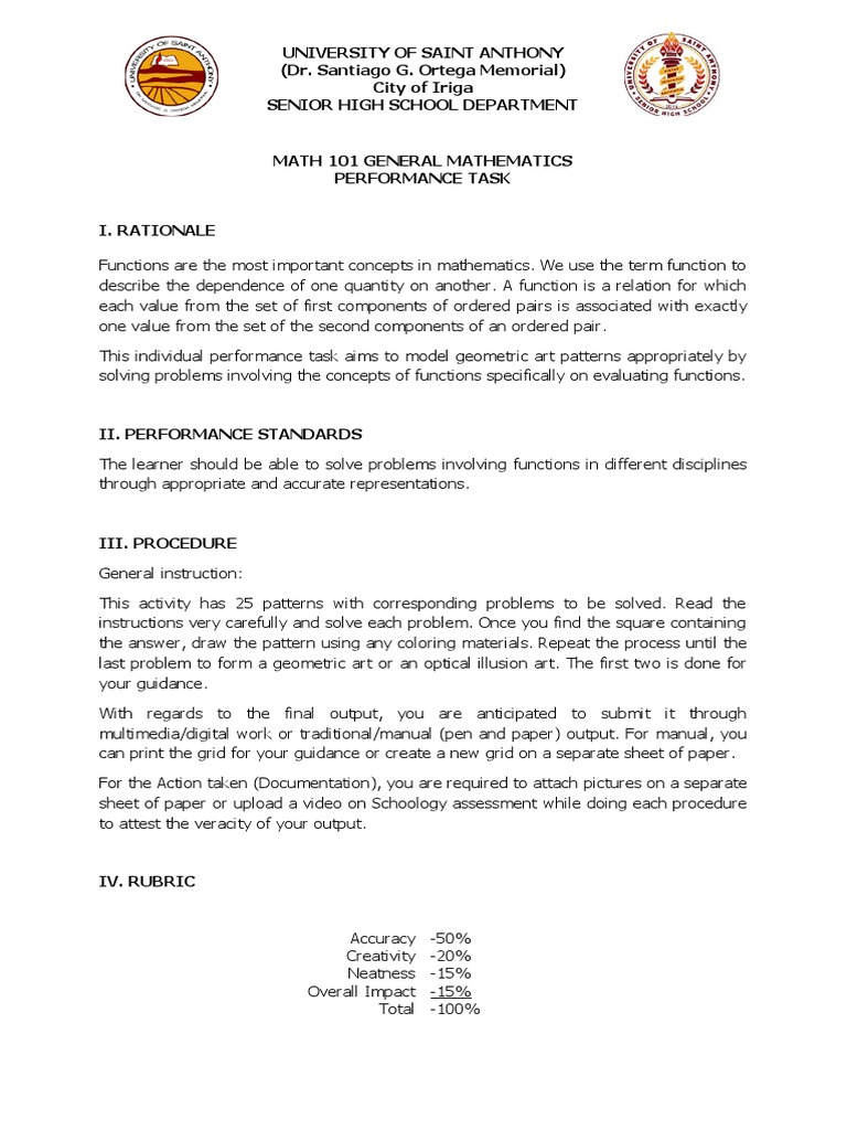 PT General Mathematics | PDF | Mathematics | Function (Mathematics) PT General Mathematics | PDF | Mathematics | Function (Mathematics)