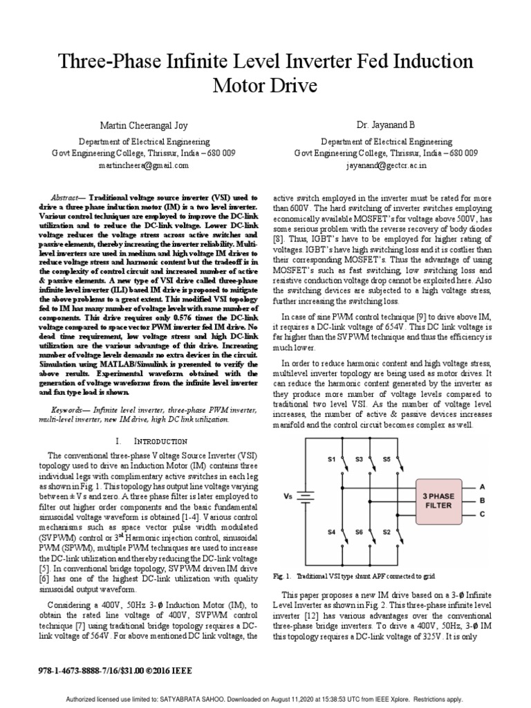 3phase Infinite Level | PDF | Power Inverter | Rectifier