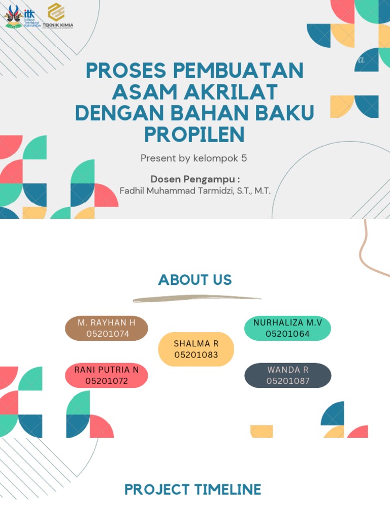 Proses Pembuatan Asam Akrilat dari Propilen | PDF