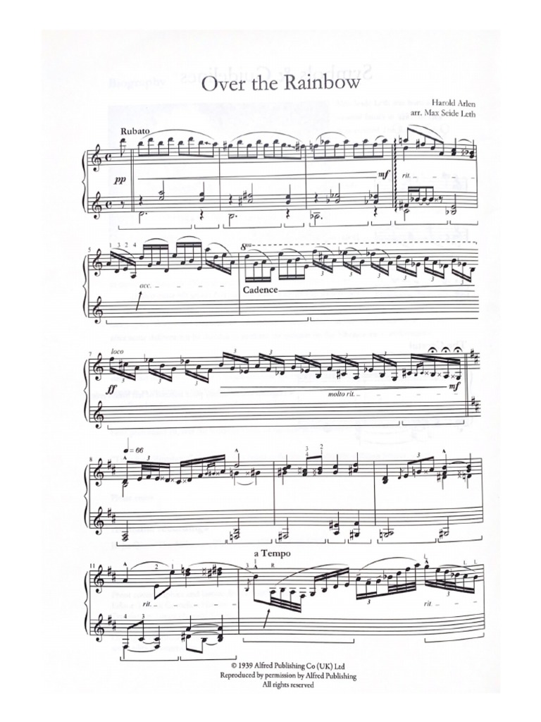 Over The Rainbow | PDF