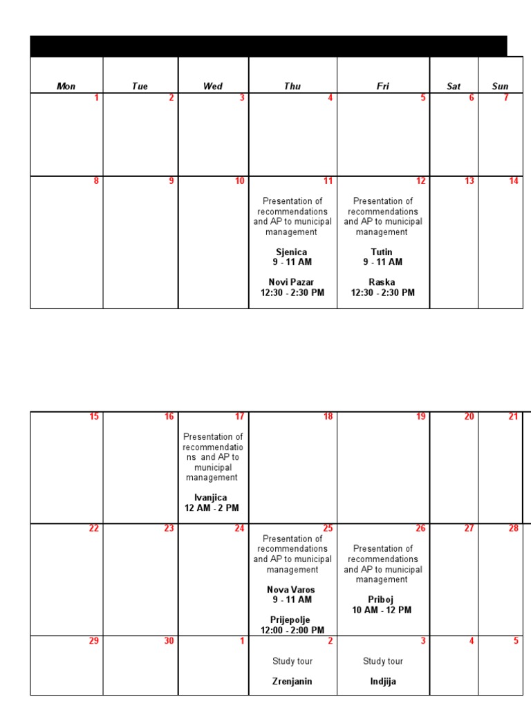 September & October 2008 Calendar | PDF