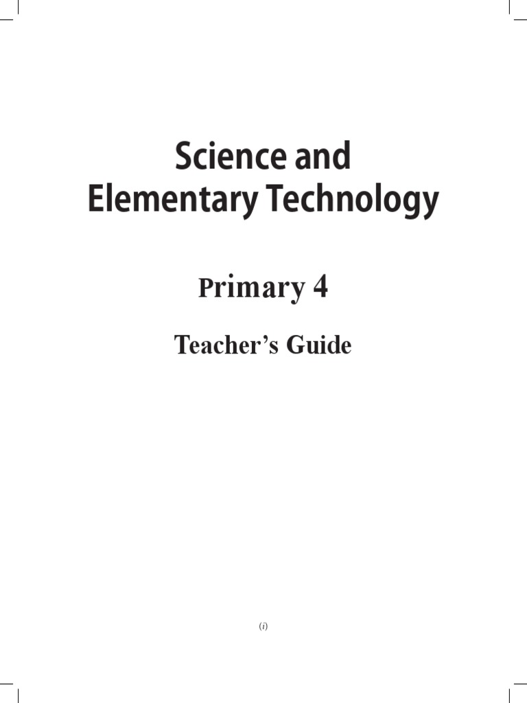 Set P4 TG | PDF | Learning | Teachers