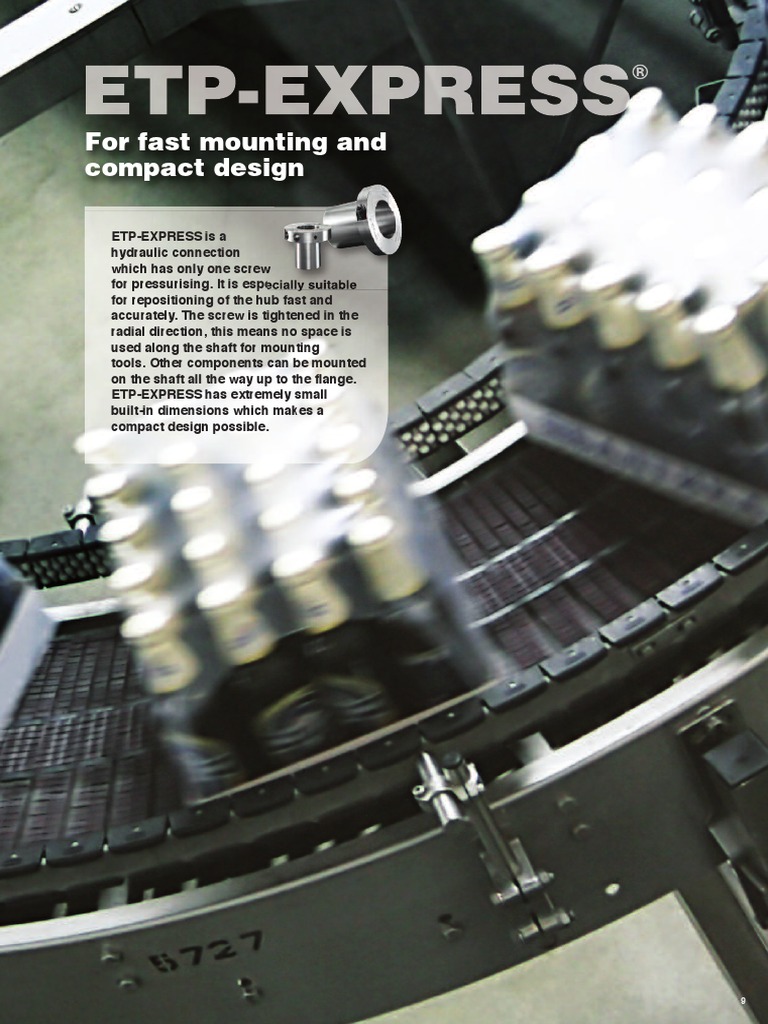 Etp Express Product Sheet | PDF | Screw | Machines