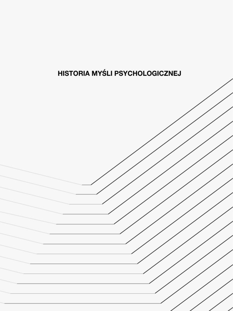 Historia Myśli Psychologicznej | PDF