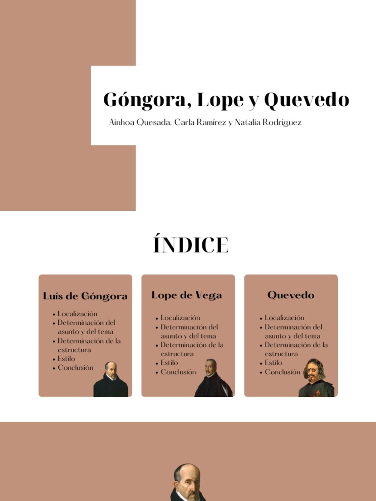 Góngora, Lope y Quevedo-3 | PDF