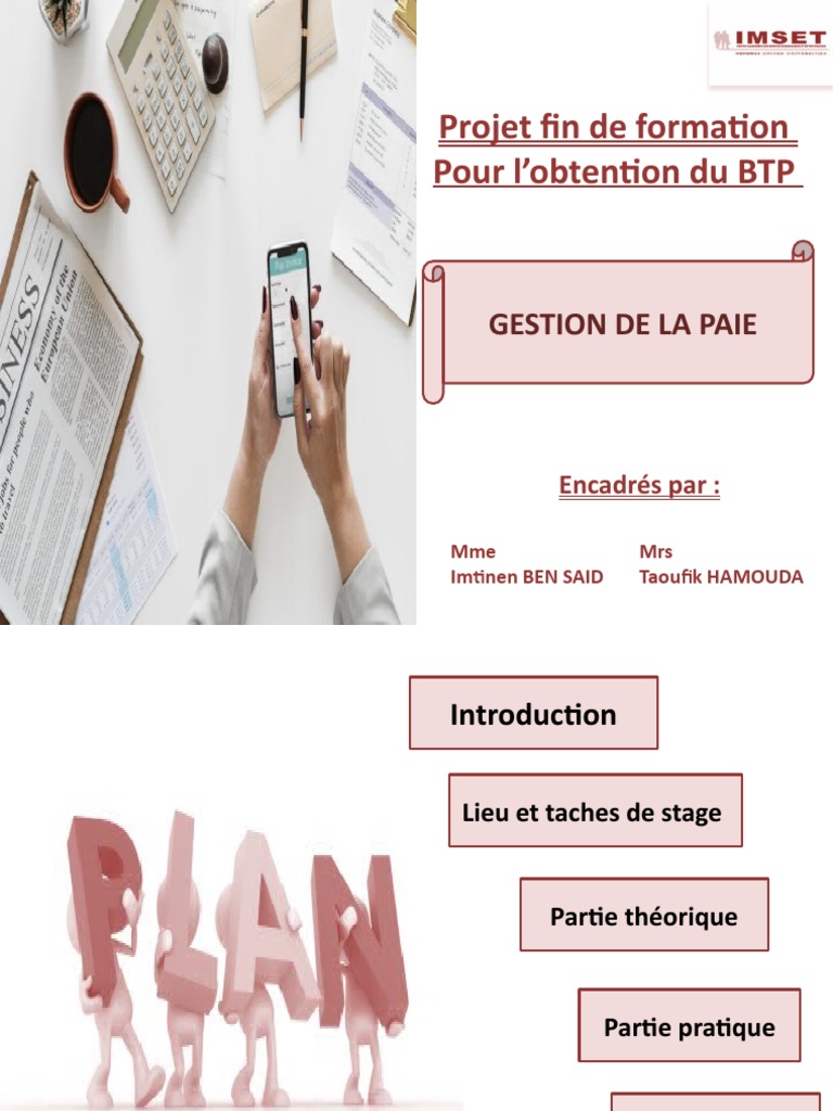 Projet Fin de Formation Power Point | PDF | Salaires | Impôt sur le revenu