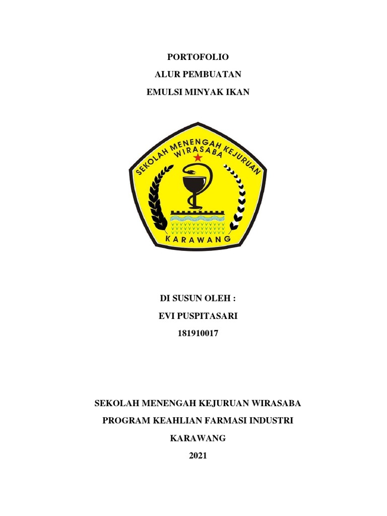 Alur Pembuatan Emulsi Minyak Ikan | PDF