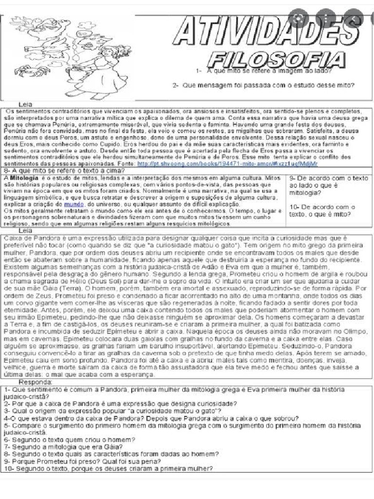 Atividade Mito | PDF