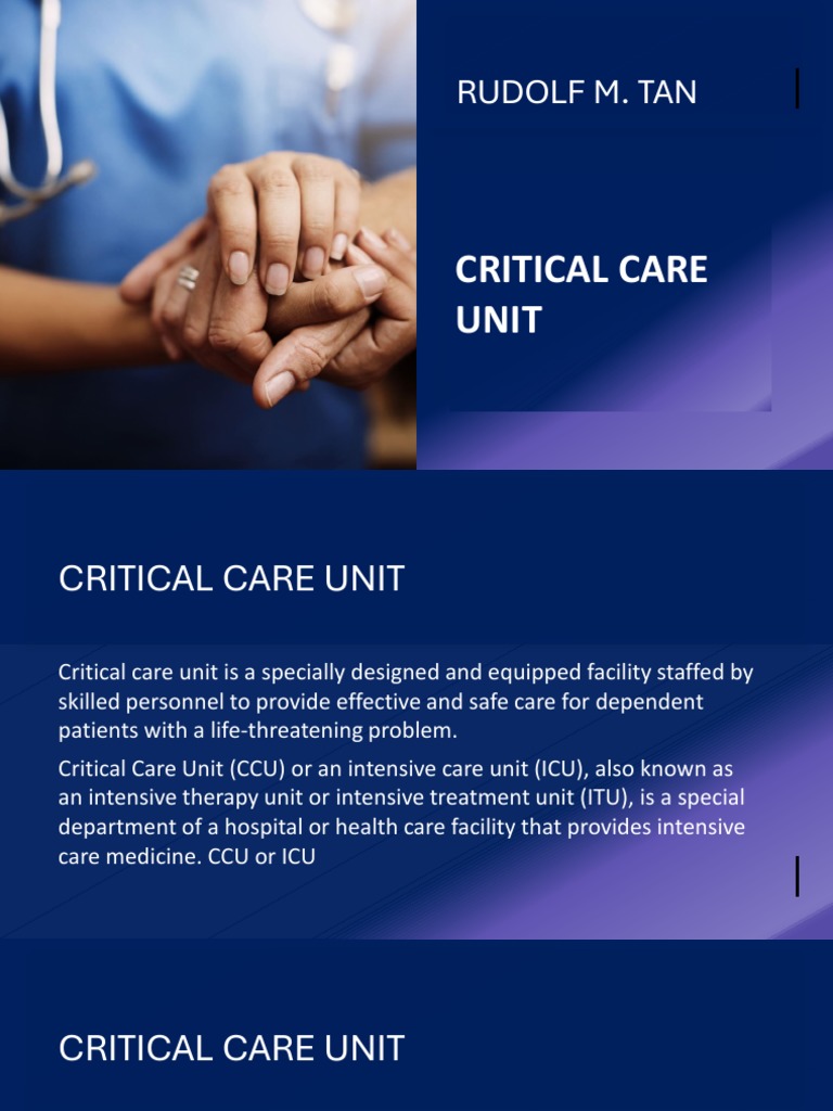 2a Critical Care Unit | Download Free PDF | Intensive Care Unit | Intensive Care Medicine