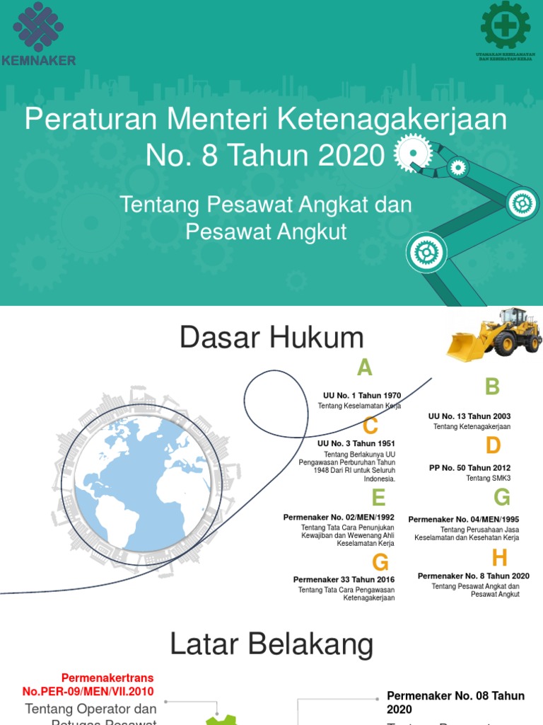 Per 8 Tahun 2020 (Operator-Ahli K3) | PDF